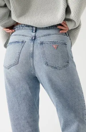 Guess High Waist Straight Leg Jeans