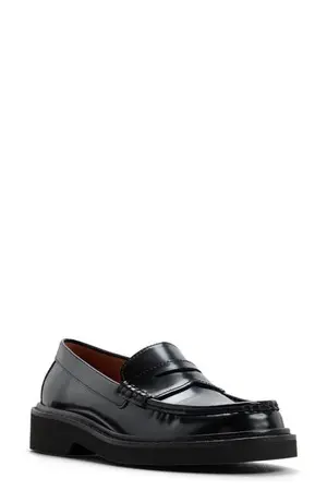 G.H.BASS Grace" Moc Toe Loafer - Black