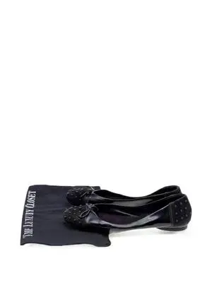 TOD'S Quilted Ballet Flats - Black