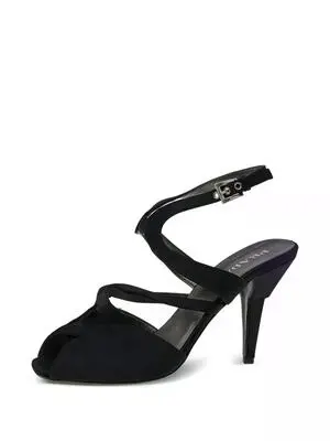 Prada Strappy Slingback Sandals - Black