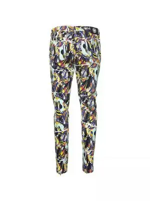 Kenzo Printed Tapered Jeans - Blue