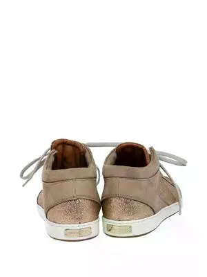 JIMMY CHOO Glitter Suede Sneakers