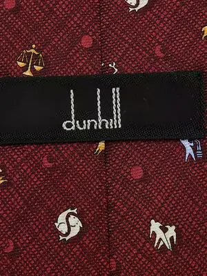 Dunhill Zodiac Print Neck Tie