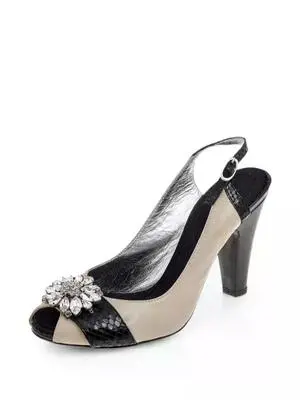 GIUSEPPE ZANOTTI Embellished Peep-toe Sandals