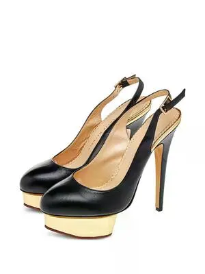 CHARLOTTE OLYMPIA Dolly Platform Pumps - Black