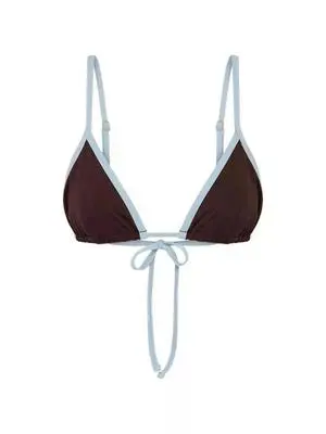 Myra Swim Jhane Triangle Bikini Top - Brown