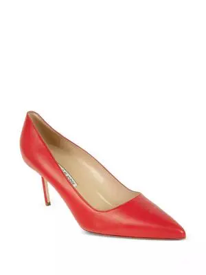 Manolo Blahnik Pointed-toe Leather Pumps