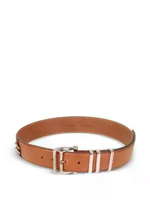 Ermanno Scervino Triple-loop Leather Belt - Brown