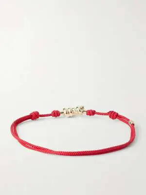 Luis Morais 14-karat Gold Cord Bracelet