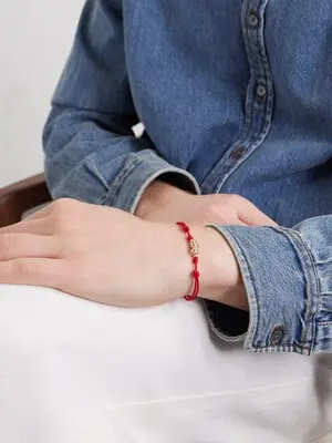 Luis Morais 14-karat Gold Cord Bracelet