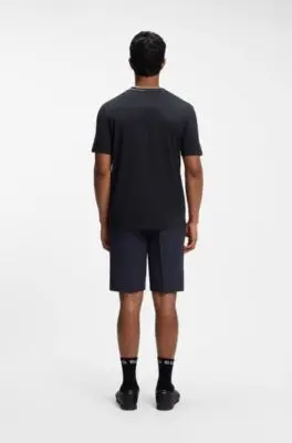 BOSS Cotton T-shirt With Logo Crew Neck