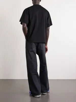 Balenciaga Printed Cotton-jersey T-shirt