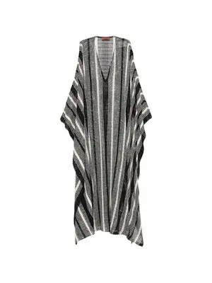Missoni Cotton Blend Long Cover Up - Black