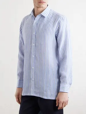 Charvet Striped Linen Shirt