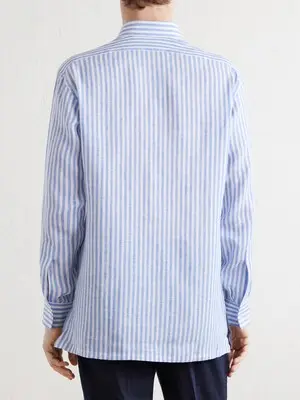 Charvet Striped Linen Shirt