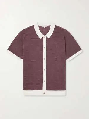 Onia Crocheted Linen Shirt