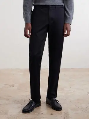 Onia Straight-leg Cotton-blend Trousers