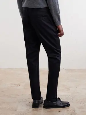 Onia Straight-leg Cotton-blend Trousers