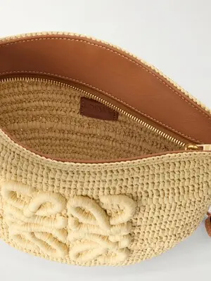 Loewe Eclipse Raffia Shoulder Bag