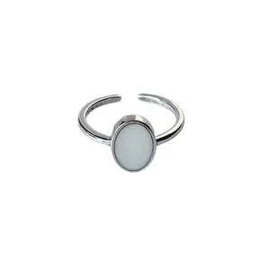 FIHR COLLECTION Sterling Silver White Agate Ring