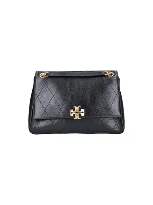 Tory Burch Charlie Shoulder Bag - Black
