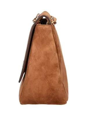 Tory Burch Charlie Shoulder Bag - Brown