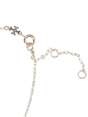 Tory Burch Kira Logo Pendant Necklace - Gold