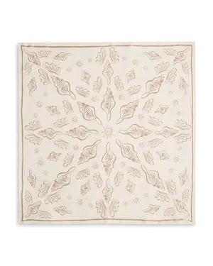 Madewell Medium Silk Bandana - Artisan Shell