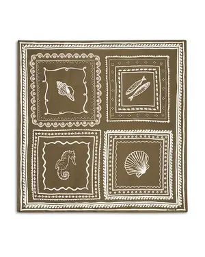 Madewell Medium Silk Bandana - Shell Conversational
