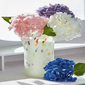 TAG Soft Touch Faux Hydrangea Stem Plastic Spring