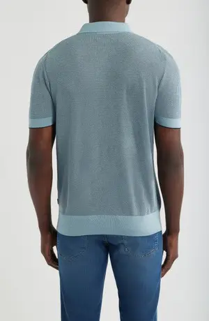 Hugo Boss L-naldo Silk & Cotton Polo