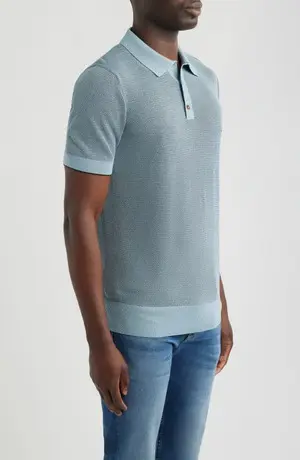 Hugo Boss L-naldo Silk & Cotton Polo