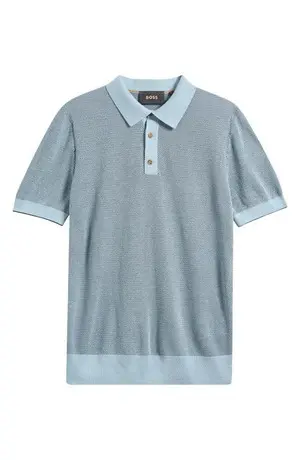 Hugo Boss L-naldo Silk & Cotton Polo