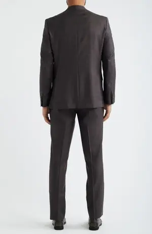 JACK VICTOR Esprit Contemporary Fit Mélange Super 130s Wool Suit