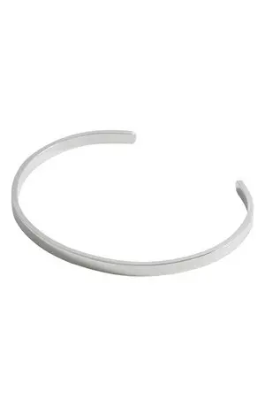 Estée Lauder Fine Rhodium Plate Cuff Bracelet - Silver