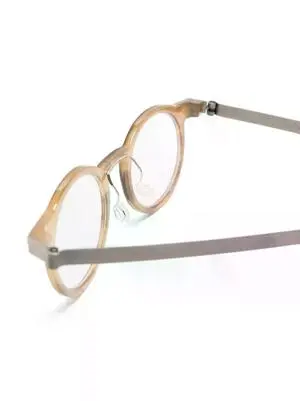 LINDBERG Buffalo Round-frame Eyeglasses