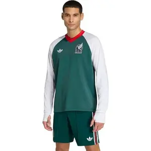 Adidas Mexico National Team 2026 Long Sleeve Pre-match Top - Green