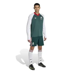 Adidas Mexico National Team 2026 Long Sleeve Pre-match Top By - Green