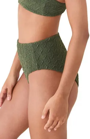 ANDIE High Rise Bikini Bottoms - Thyme