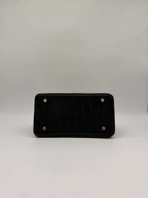 Hermès Birkin Matte Alligator With Palladium Hardware - Black