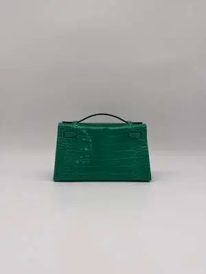 Hermès Kelly Shiny Alligator With Gold Hardware