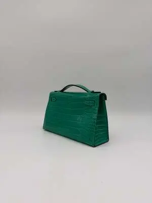 Hermès Kelly Shiny Alligator With Gold Hardware