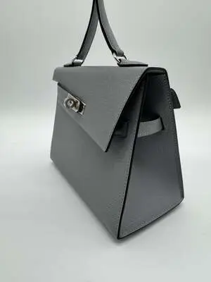Hermès Kelly Gris Pantine Epsom Leather Handbag