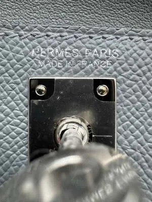 Hermès Kelly Gris Pantine Epsom Leather Handbag - Grey