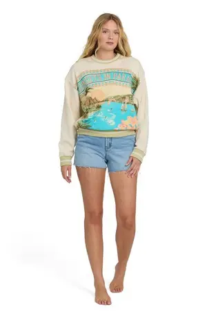 BILLABONG Graphic Crewneck Sweatshirt
