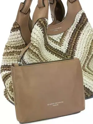 GIANNI CHIARINI Dua Woven Tote Bag