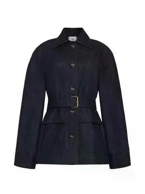 Adam Lippes Belted Denim Jacket