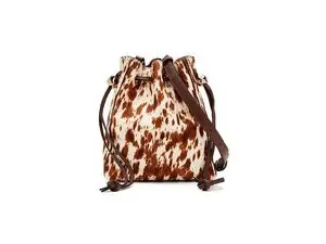 Madewell Cowhide Drawstring Crossbody Bag - Brown