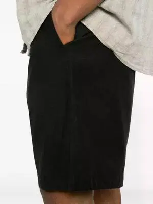 DUNST Drawstring Waist Shorts - Black