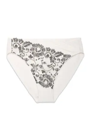 Natori Peony Lace Bikini Brief - Black